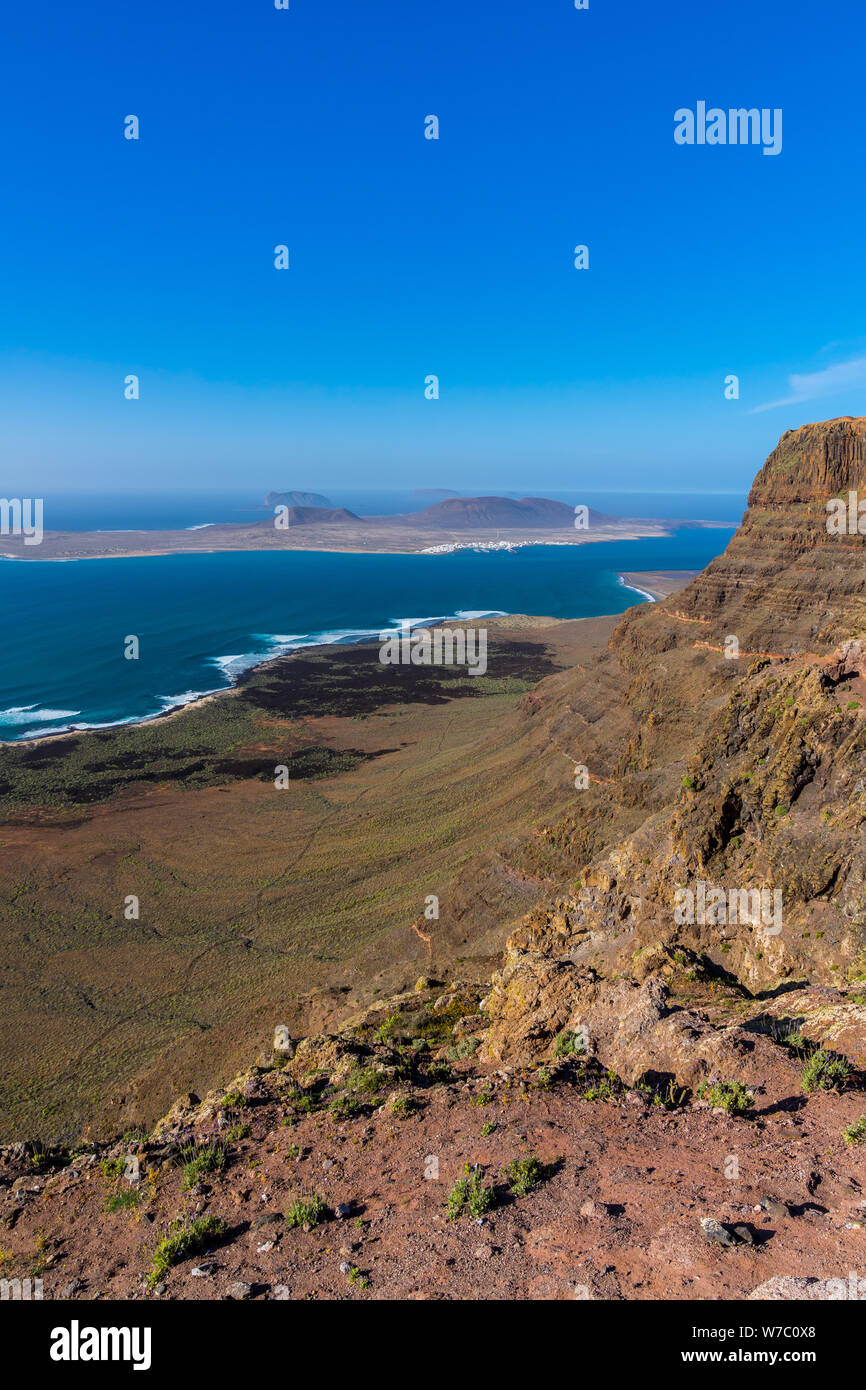 Majestic view famara beach hi-res stock photography and images - Alamy