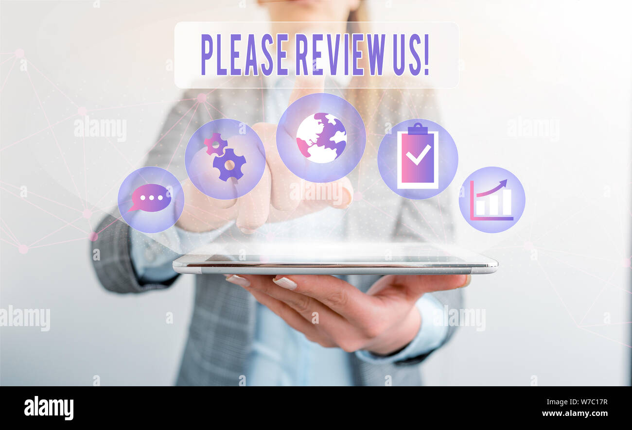 Writing note showing review hi-res stock photography and images - Alamy
