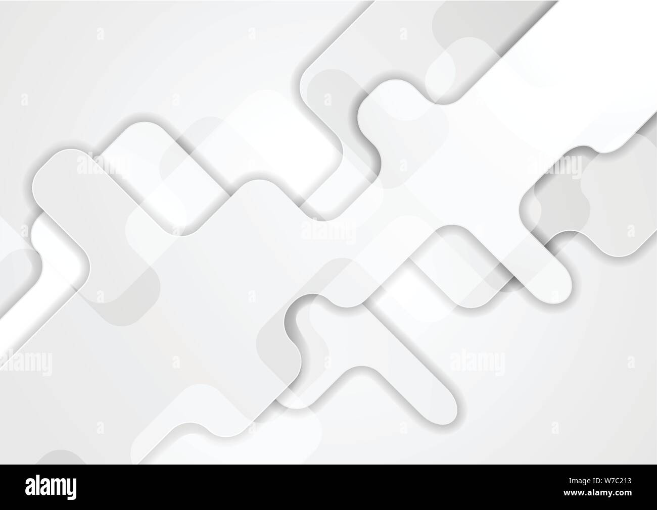 Abstract grey tech paper geometric background. Vector design Stock ...