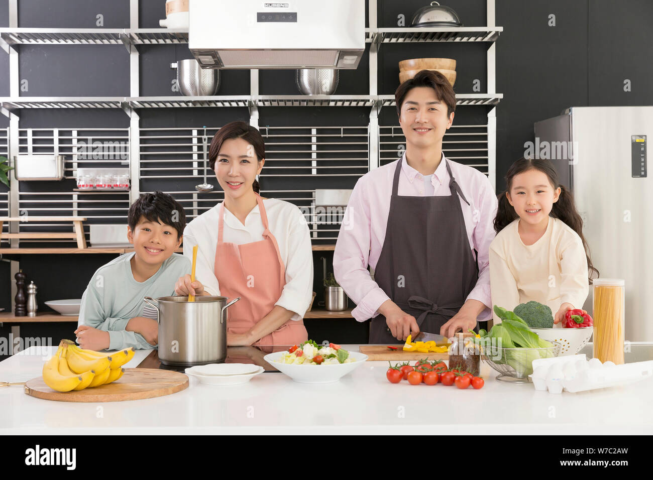 Happy and loving family 300 Stock Photo - Alamy