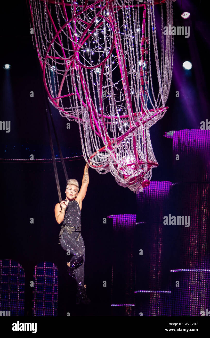 Oslo, Norway. 05th Aug, 2019. The American singer, songwriter and ...