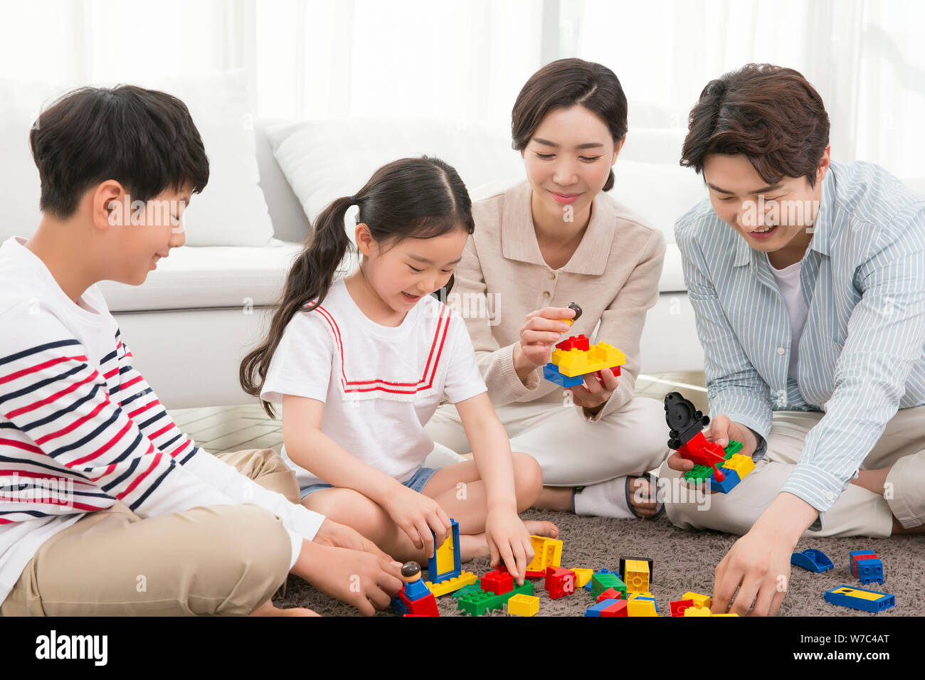 Happy and loving family 139 Stock Photo - Alamy