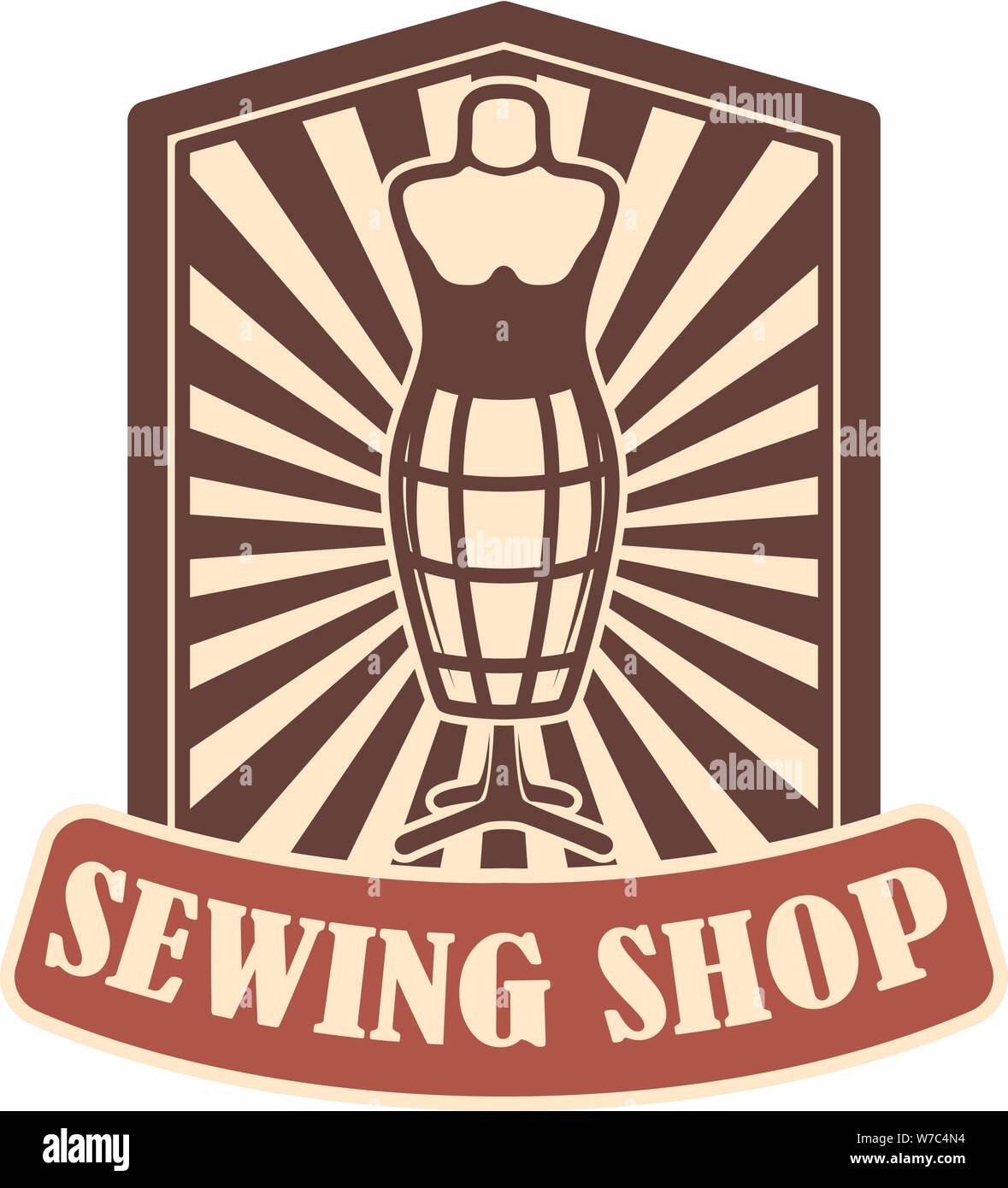 Tailor logo design hi-res stock photography and images - Alamy