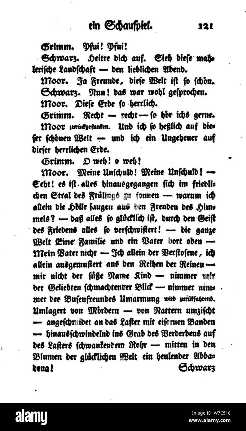 Die räuber schiller Black and White Stock Photos & Images - Alamy