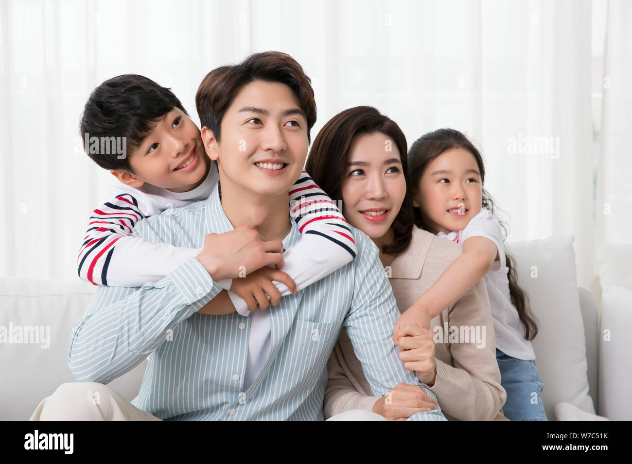 Happy and loving family 071 Stock Photo - Alamy