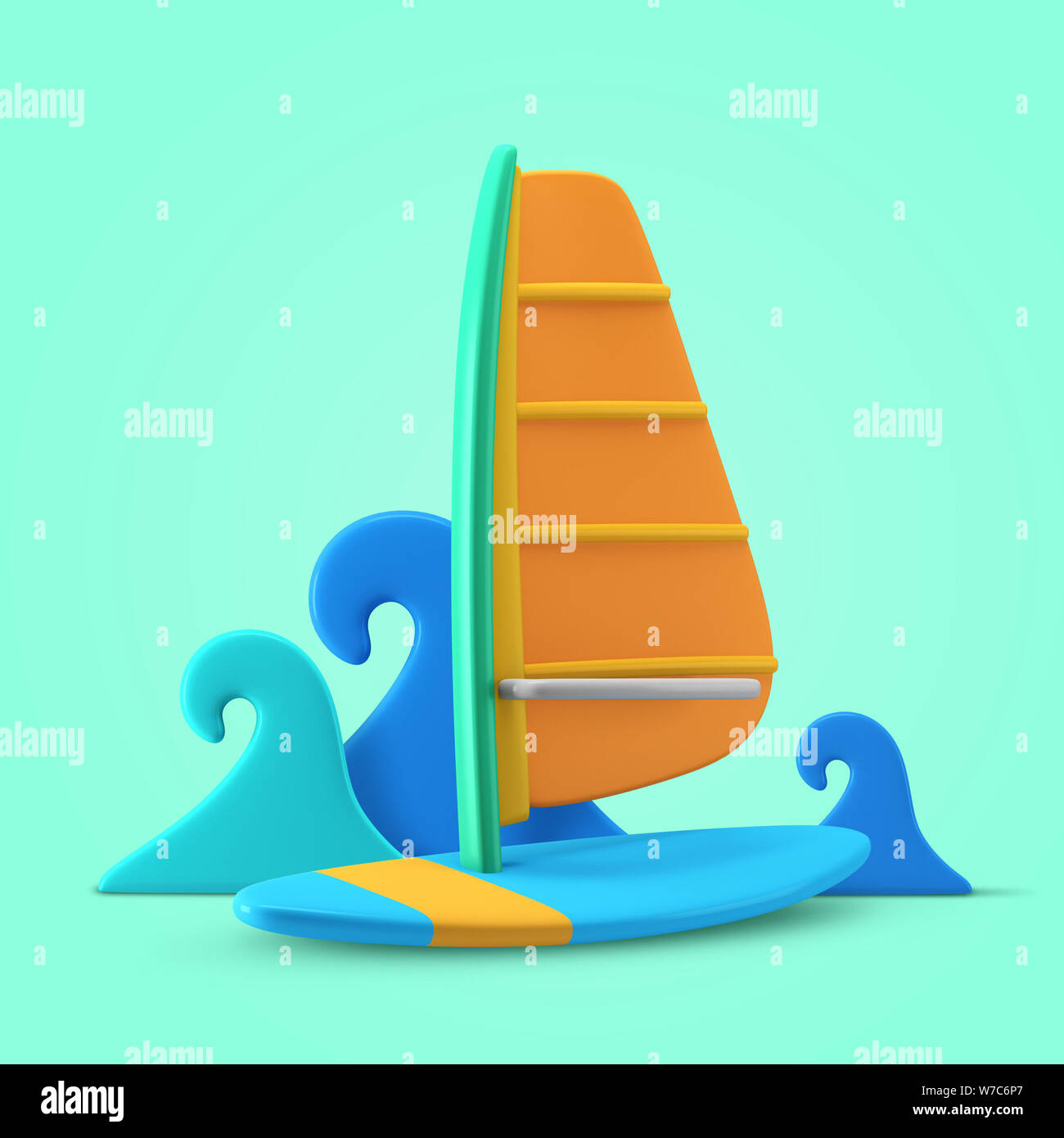 3D Soft object icon 026 Stock Photo - Alamy