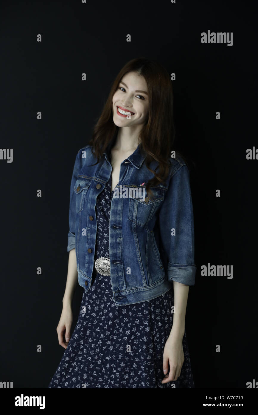 Chinese model He Sui attends the 2017 Tmall Collection Show for Alibaba Group's 11.11 Global ...