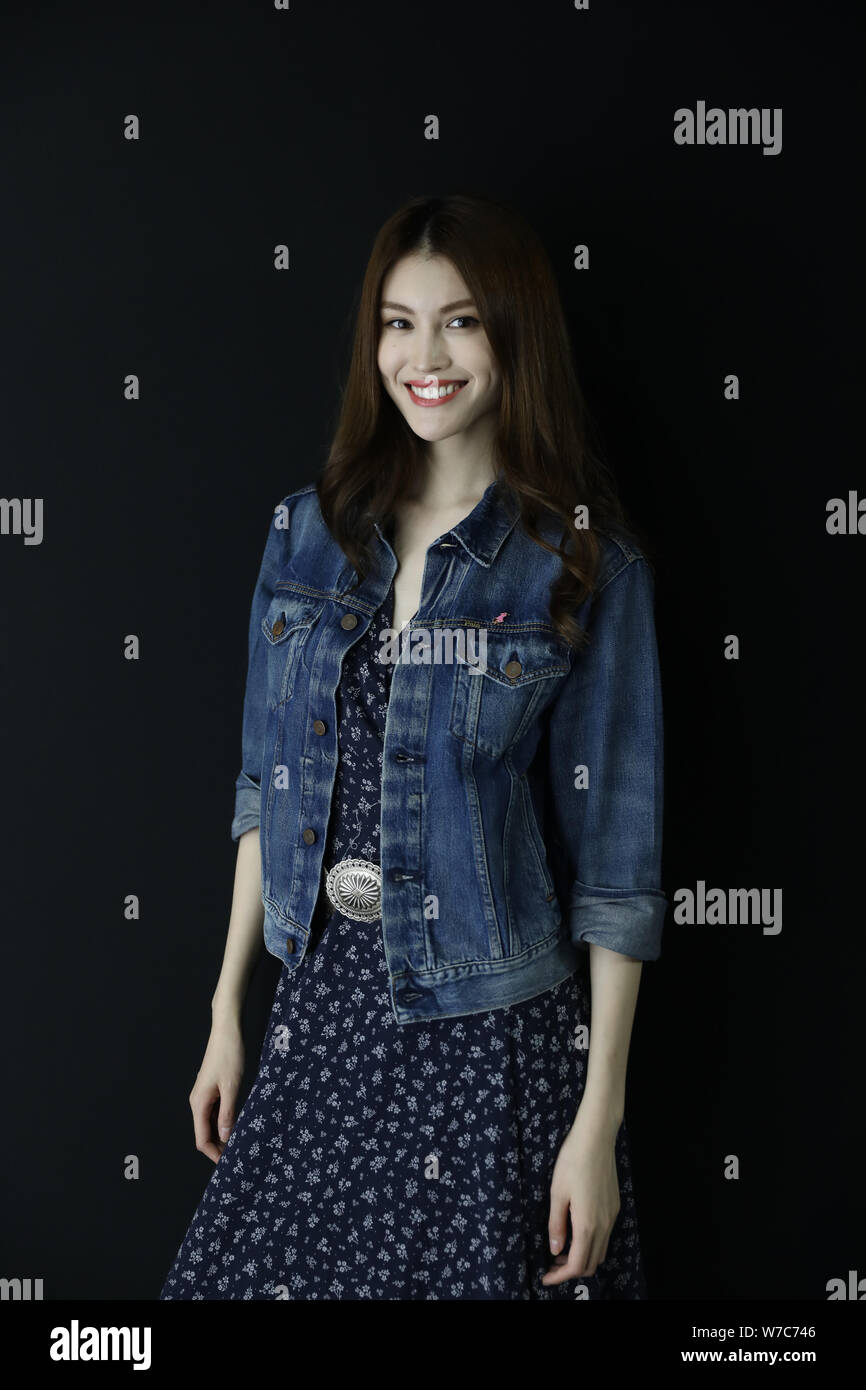 Chinese model He Sui attends the 2017 Tmall Collection Show for Alibaba Group's 11.11 Global ...