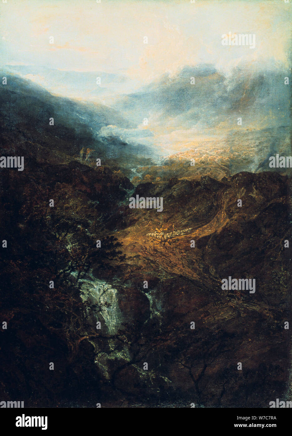 'Morning amongst the Coniston Fells, Cumberland', 1798. Artist: JMW ...