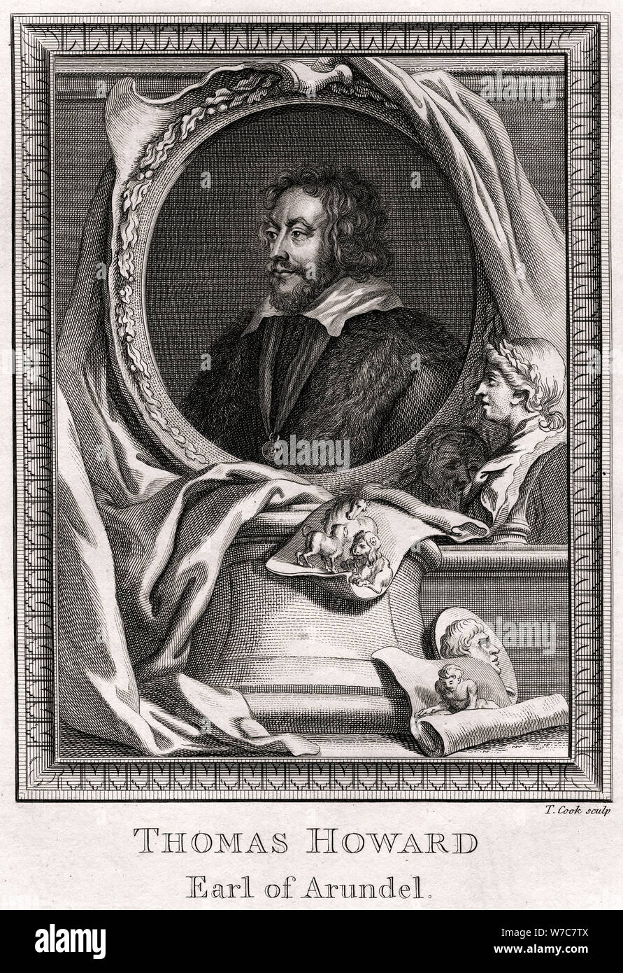 'Thomas Howard, Earl of Arundel', 1774. Artist: T Cook Stock Photo - Alamy