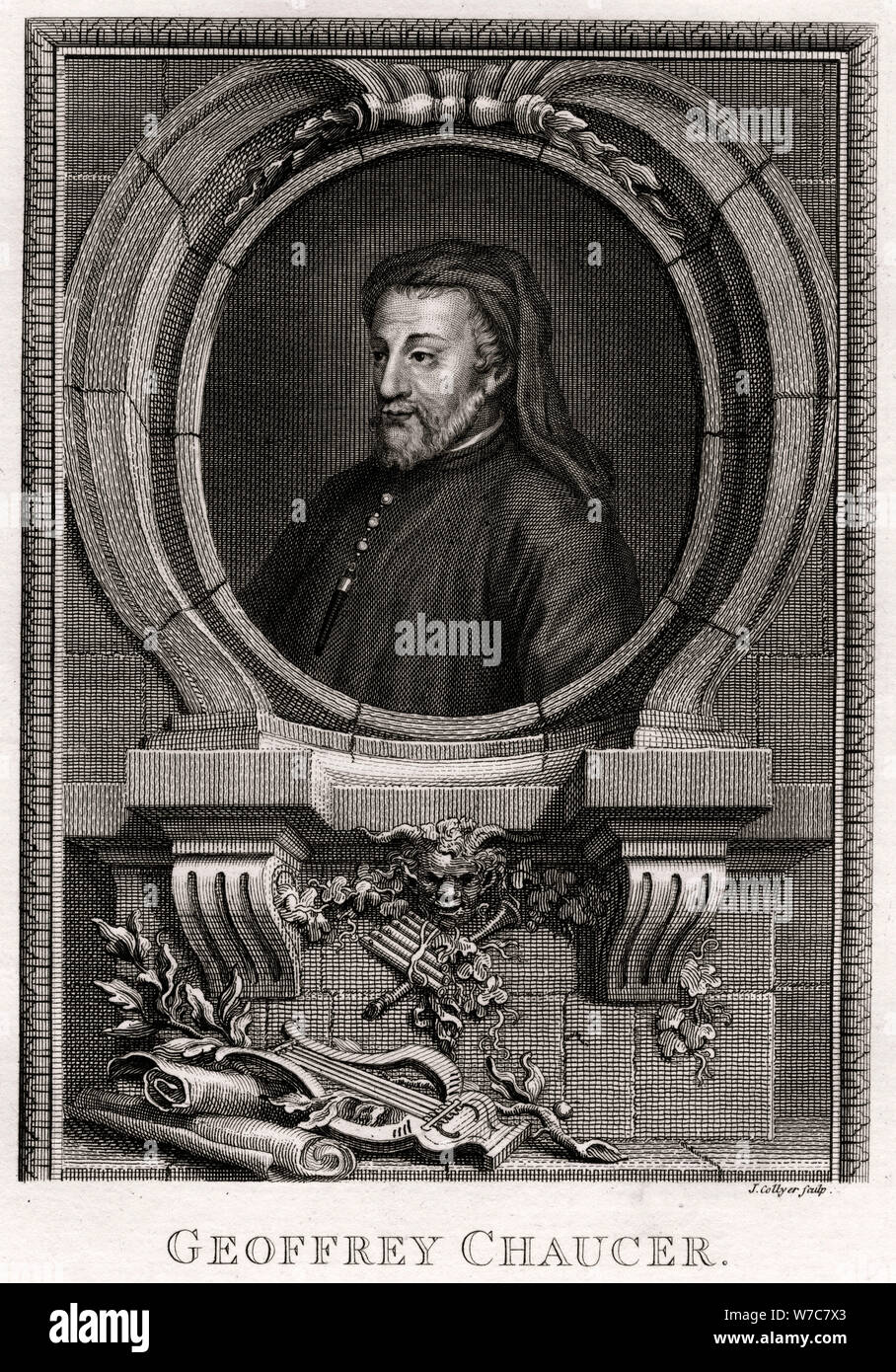 Geoffrey chaucer portrait hi-res stock photography and images - Alamy