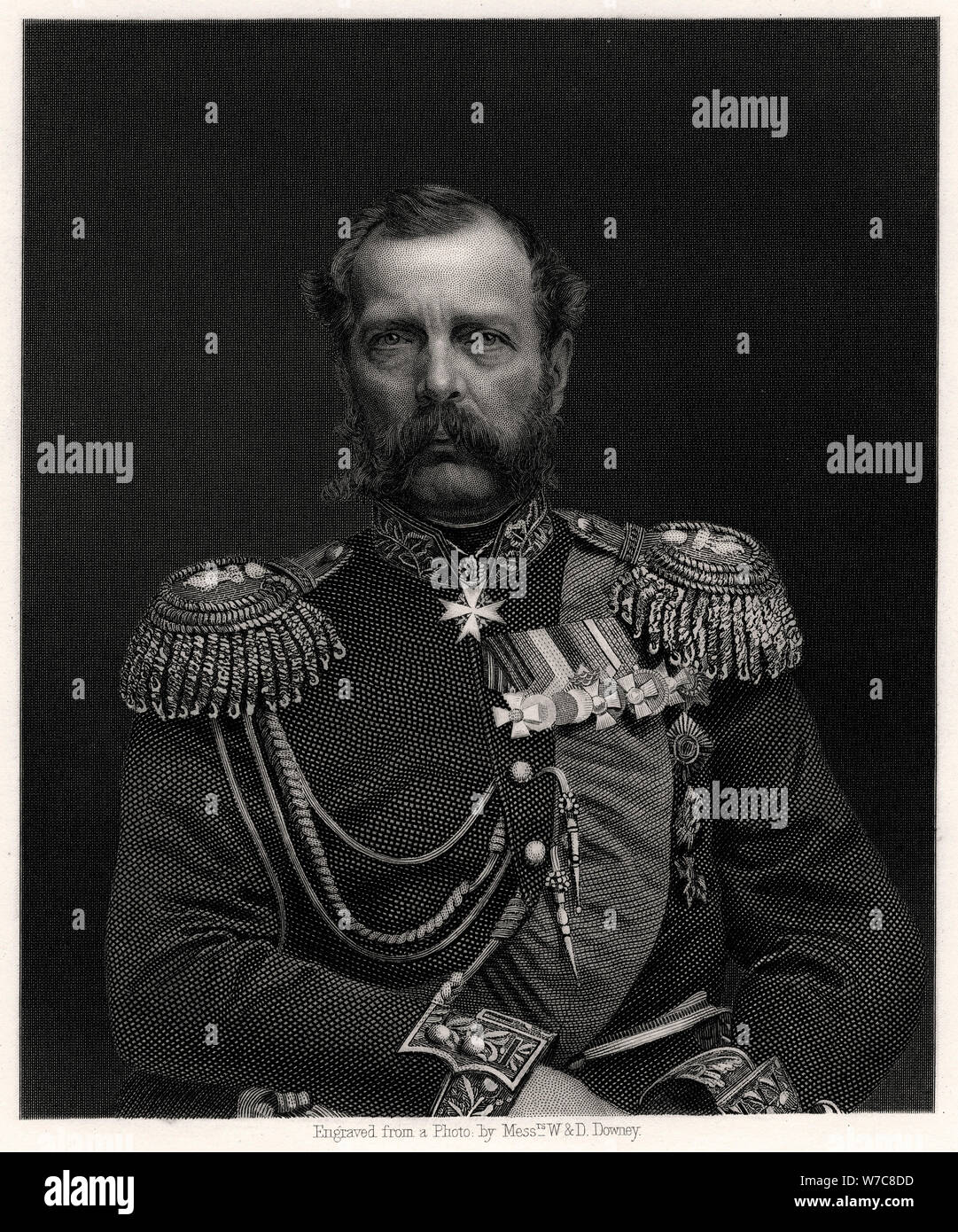 Alexander II, Tsar of Russia, 19th century. Artist: Unknown Stock Photo ...
