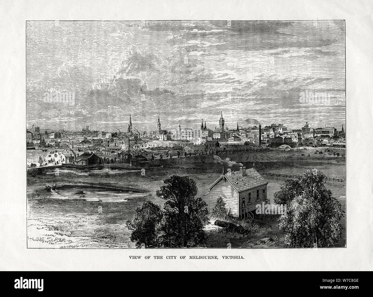 Town house engraving hi-res stock photography and images - Alamy