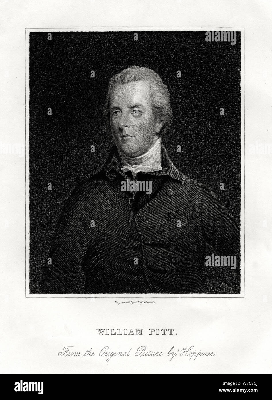 William Pitt the Younger, British statesman, 19th century. Artist: J ...