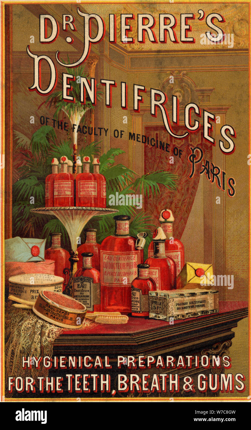 Victorian Advertisements Toothpaste