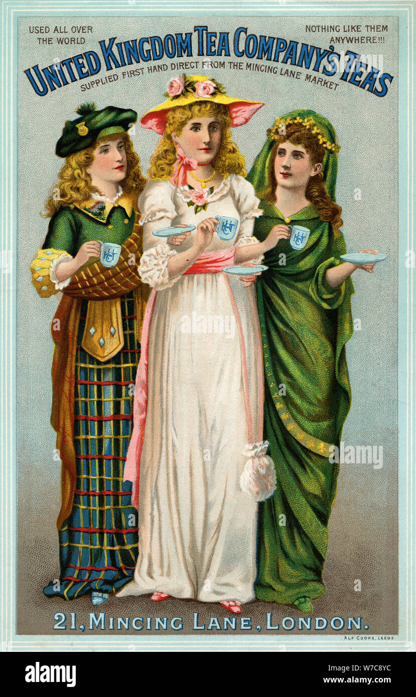 Victorian advert tea hi-res stock photography and images - Alamy