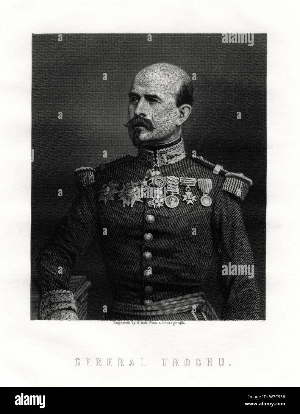 Louis Jules Trochu, French military leader and politician, 19th century ...