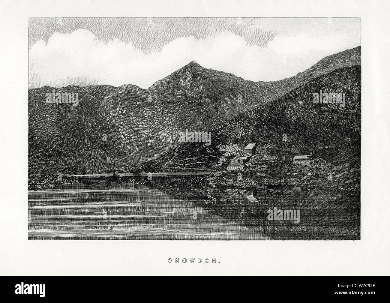 Snowdon, Wales, 1896. Artist: Unknown Stock Photo - Alamy