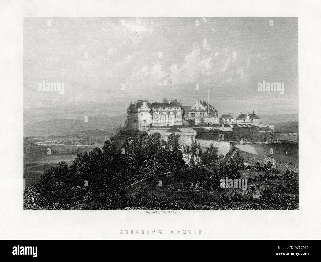 Stirling Castle, Scotland, 1883.Artist: John Godfrey Stock Photo - Alamy