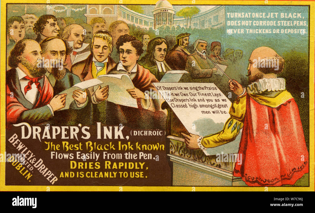 Draper’s Ink, 19th century. Artist: Unknown Stock Photo - Alamy