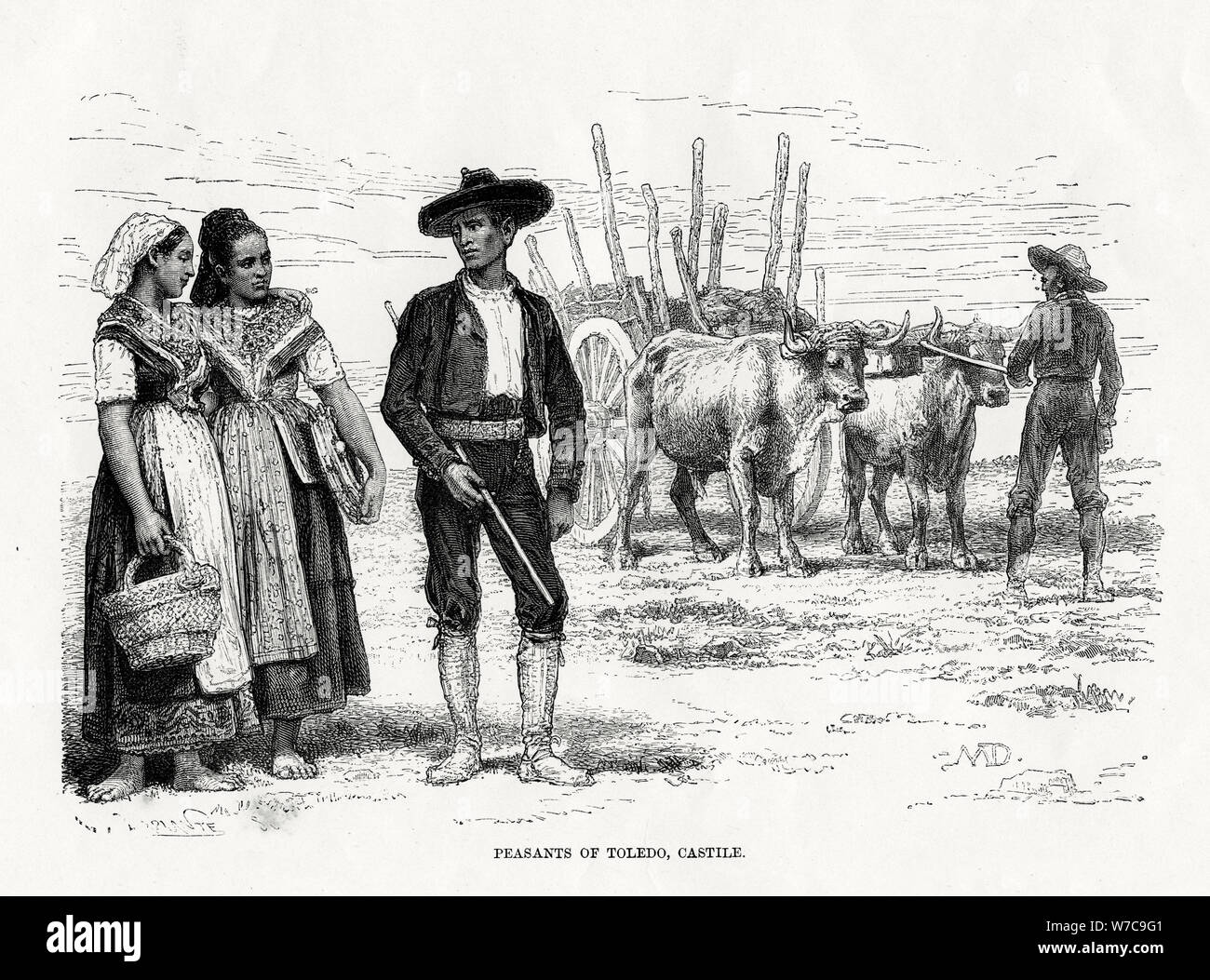 Costume spanish lady 19th century hi-res stock photography and images ...