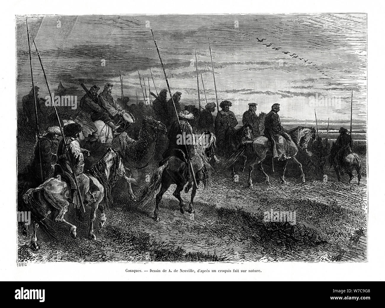 Cossack rider horse hi-res stock photography and images - Alamy