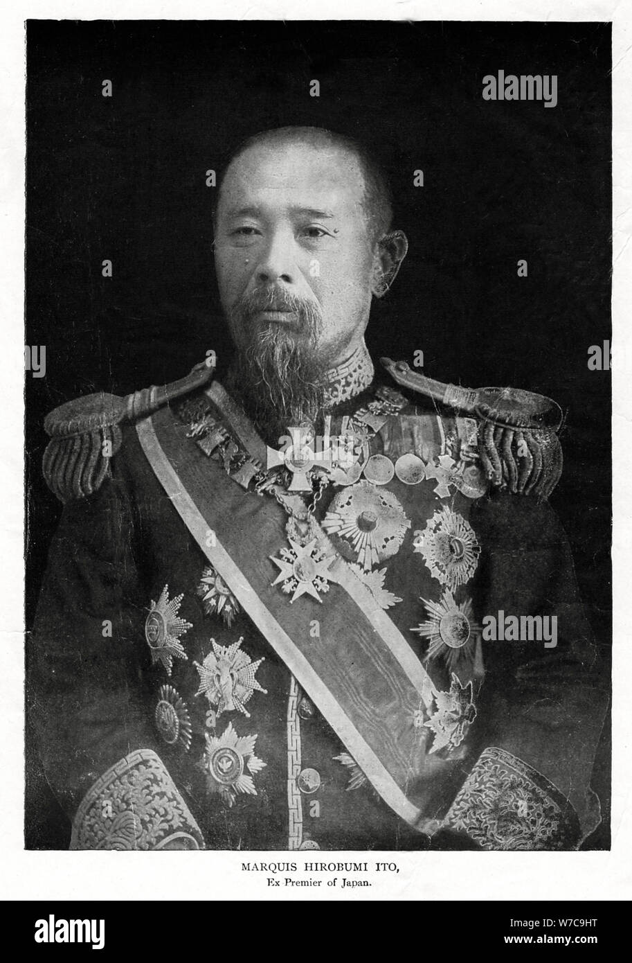 Ito Hirobumi, first Prime Minister of Japan, 1908. Artist: Unknown ...