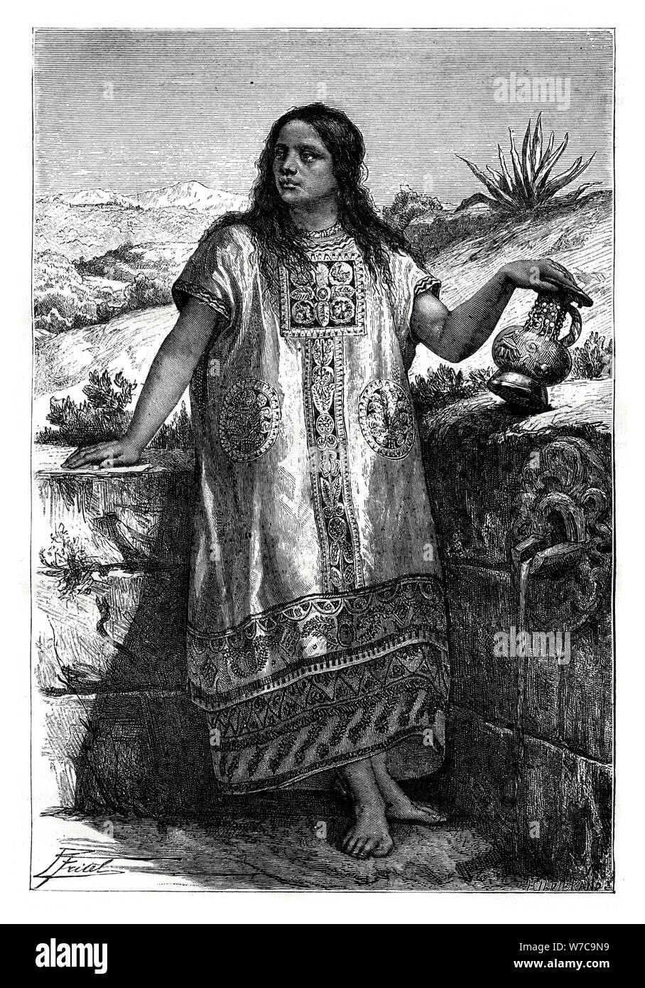 Mexican woman 19th century hi-res stock photography and images - Alamy