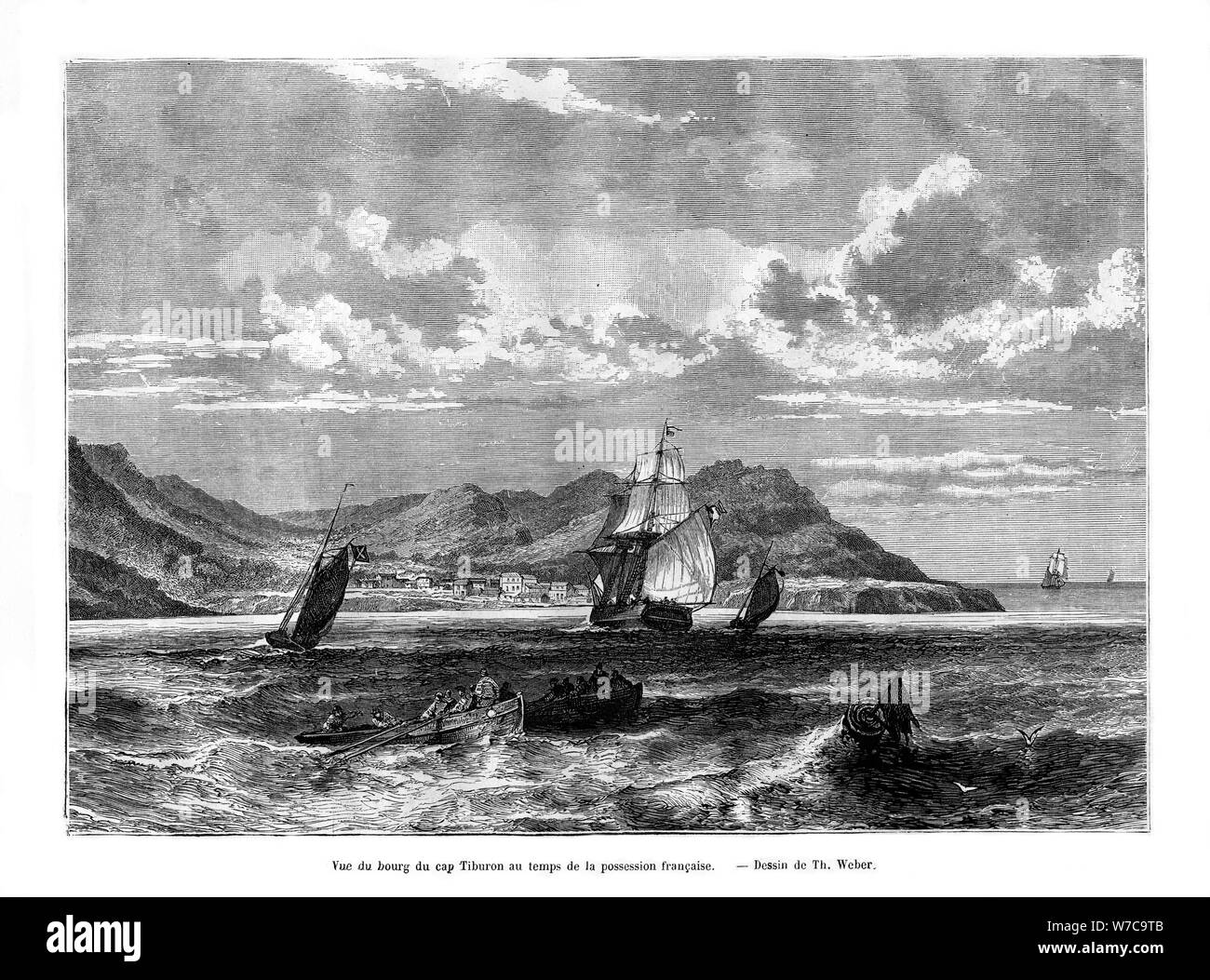 Cap Tiburon, Haiti, 19th century. Artist: T Weber Stock Photo - Alamy