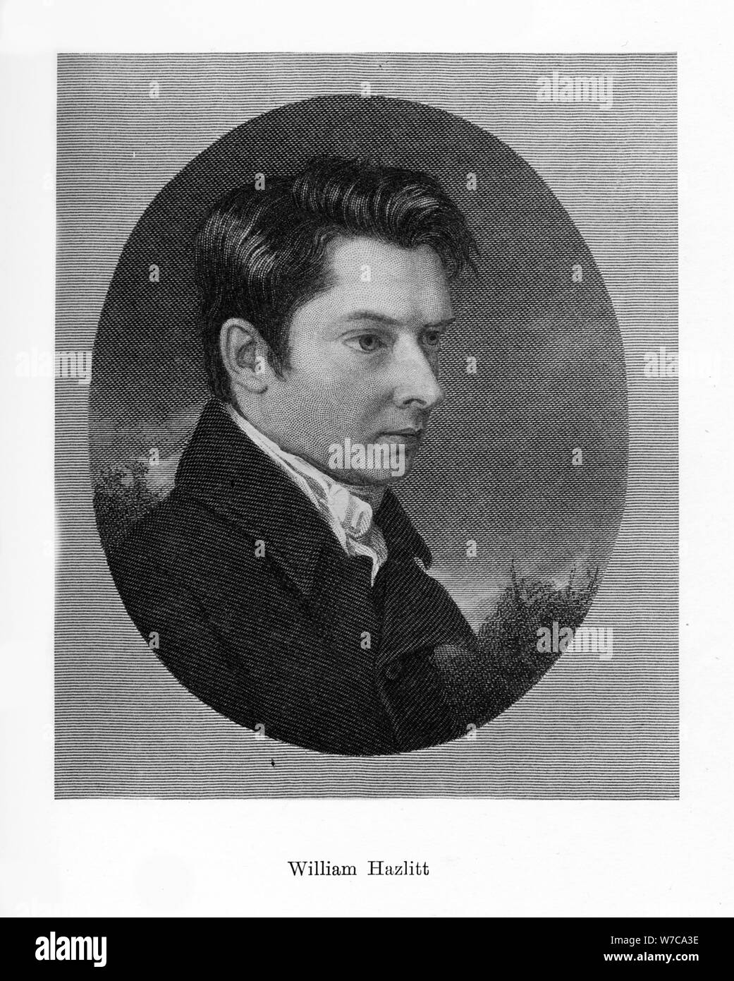 William Hazlitt, English writer, 19th century. Artist: Unknown Stock ...
