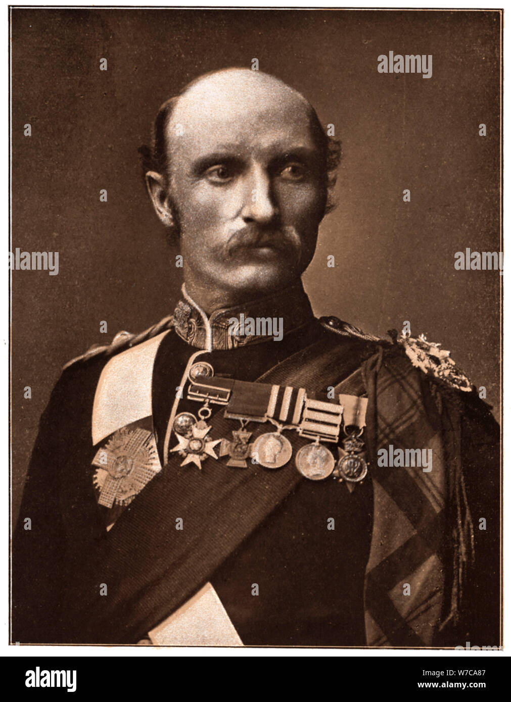 George Stuart White, British soldier, 1900. Artist: Anon Stock Photo ...