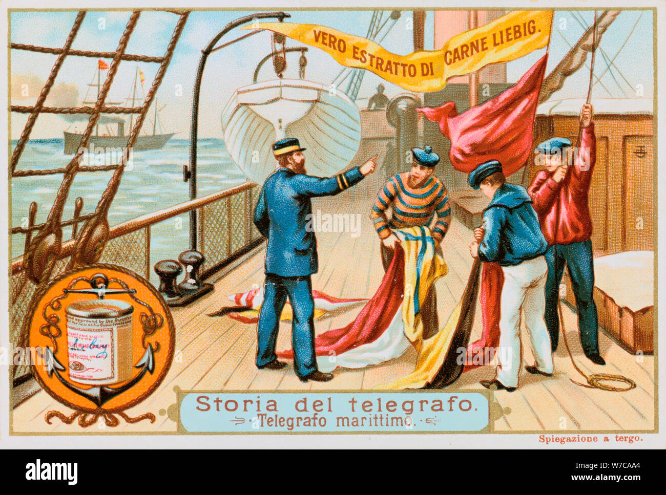 Maritime Telegraph, c1900. Artist: Anon Stock Photo - Alamy