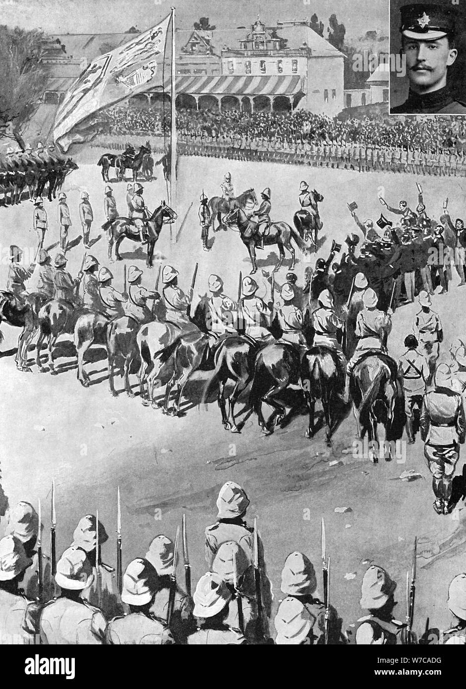 Flag of the orange free state hi-res stock photography and images - Alamy