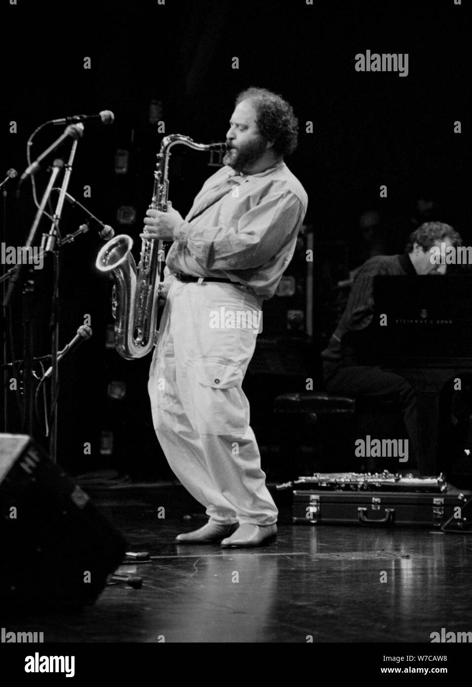 Joe Farrell, Shaw Theatre, London, March, 1985. Artist: Brian O'Connor ...
