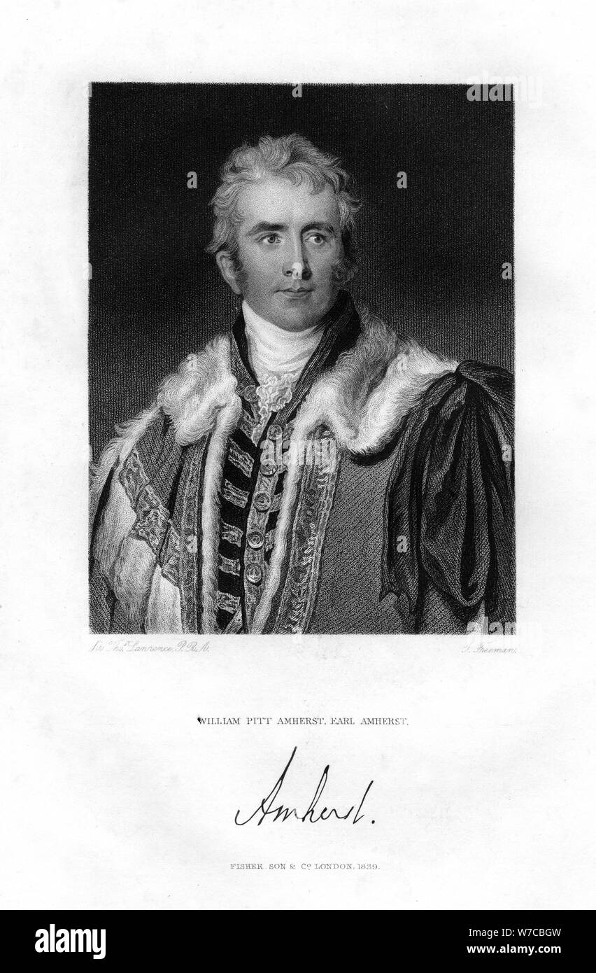 1st earl amherst of arracan hi-res stock photography and images - Alamy