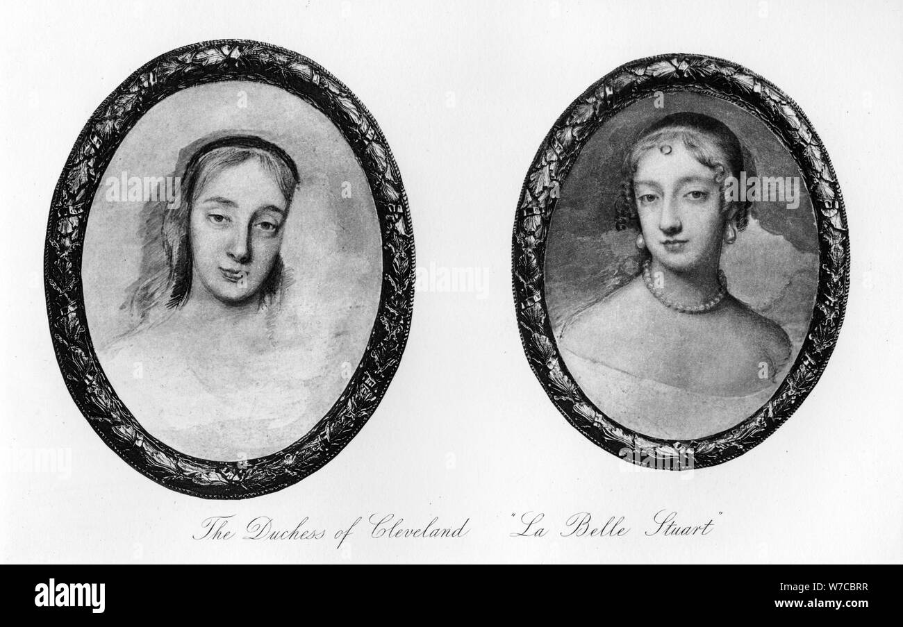 Barbara Palmer, Duchess of Cleveland, King Charles II's mistress, (1907 ...