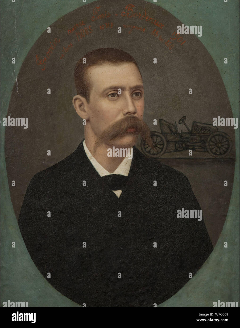 Portrait of the racing driver Henri Fournier (1871-1919 Stock Photo - Alamy