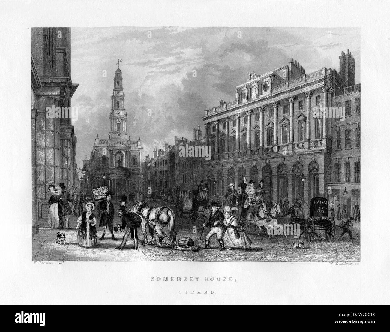 Strand london building hi-res stock photography and images - Alamy