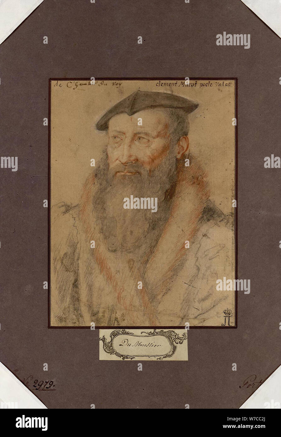 Portrait of the Poet Clément Marot (1496-1544 Stock Photo - Alamy