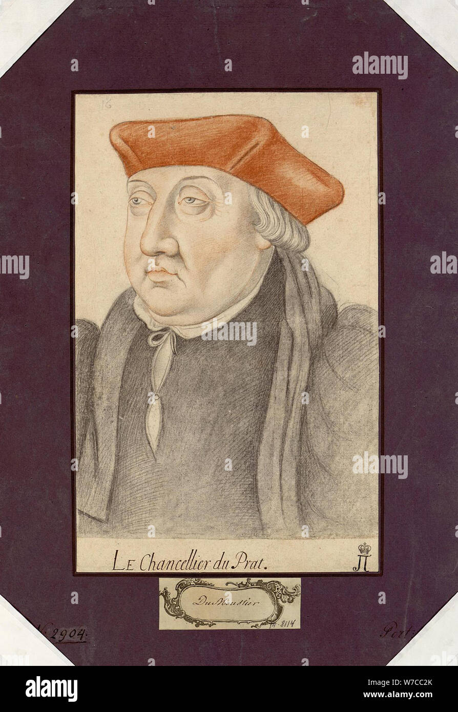 Portrait of Antoine Duprat (1463-1535 Stock Photo - Alamy