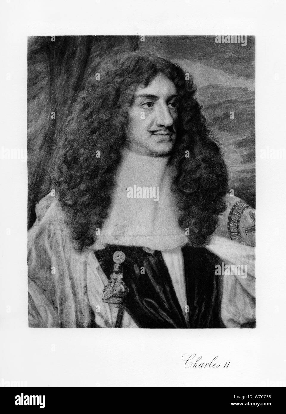 King charles ii Black and White Stock Photos & Images - Alamy