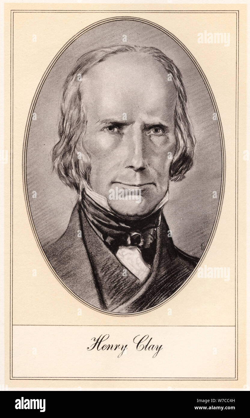 Henry Clay, leading American statesman and orator, (early 20th century ...