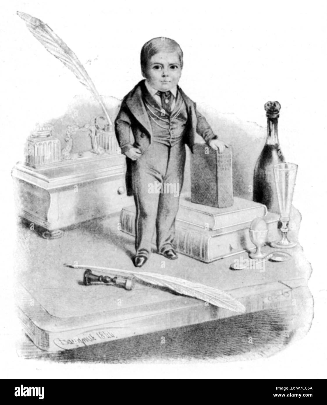 General Tom Thumb, c1840s. Artist: Unknown Stock Photo - Alamy