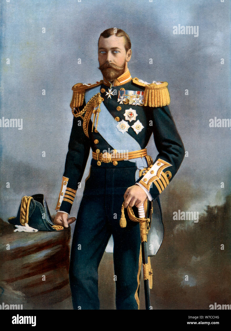 King george v portrait hat hi-res stock photography and images - Alamy