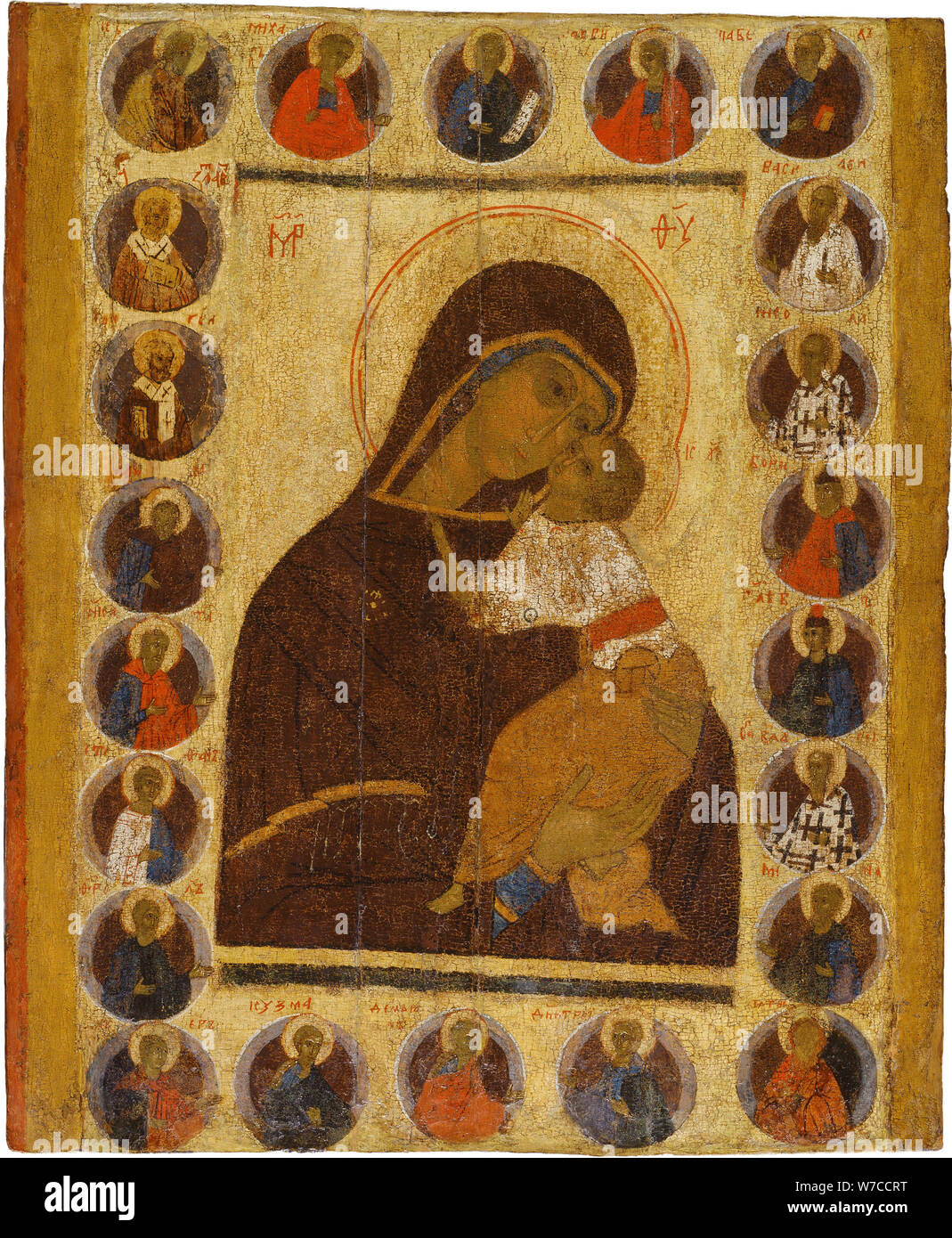 Our lady of tenderness icon Cut Out Stock Images & Pictures - Alamy