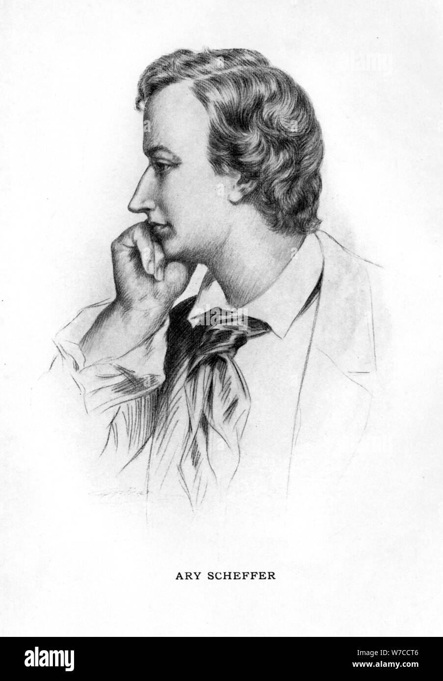 Ary Scheffer, French painter, (1912). Artist: Unknown Stock Photo - Alamy