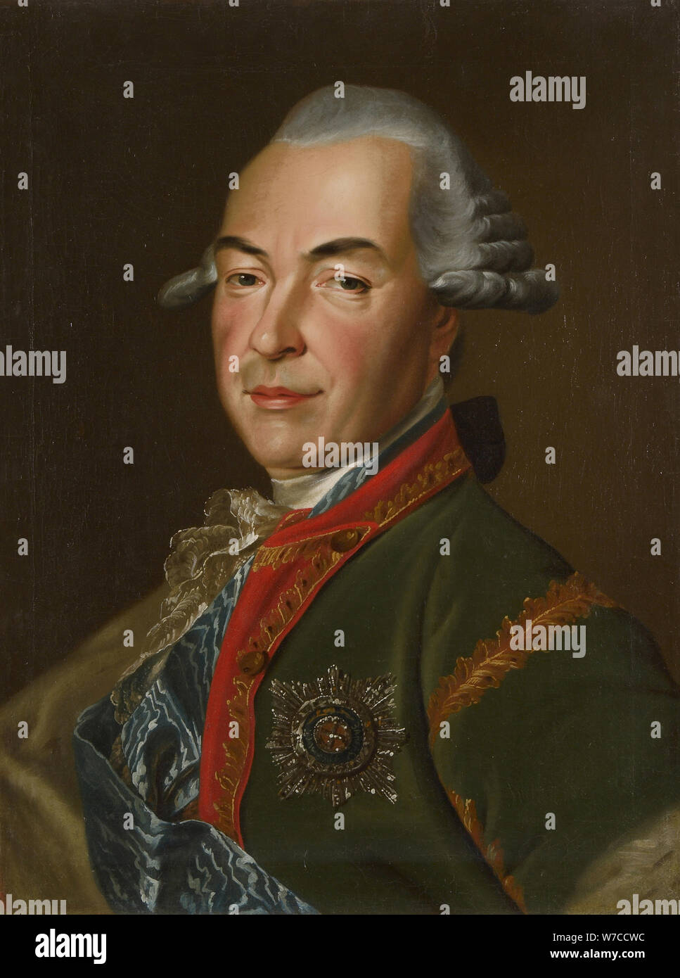 Portrait of Count Kirill Grigorievich Razumovsky (1728-1803 Stock Photo ...