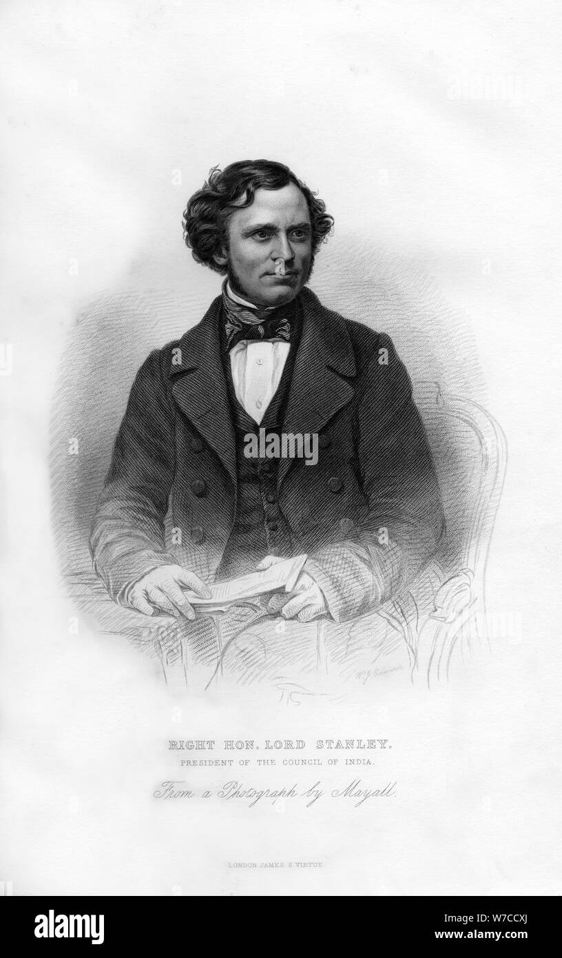 Edward Henry Stanley, 15th Earl of Derby, (1826-1893), British ...