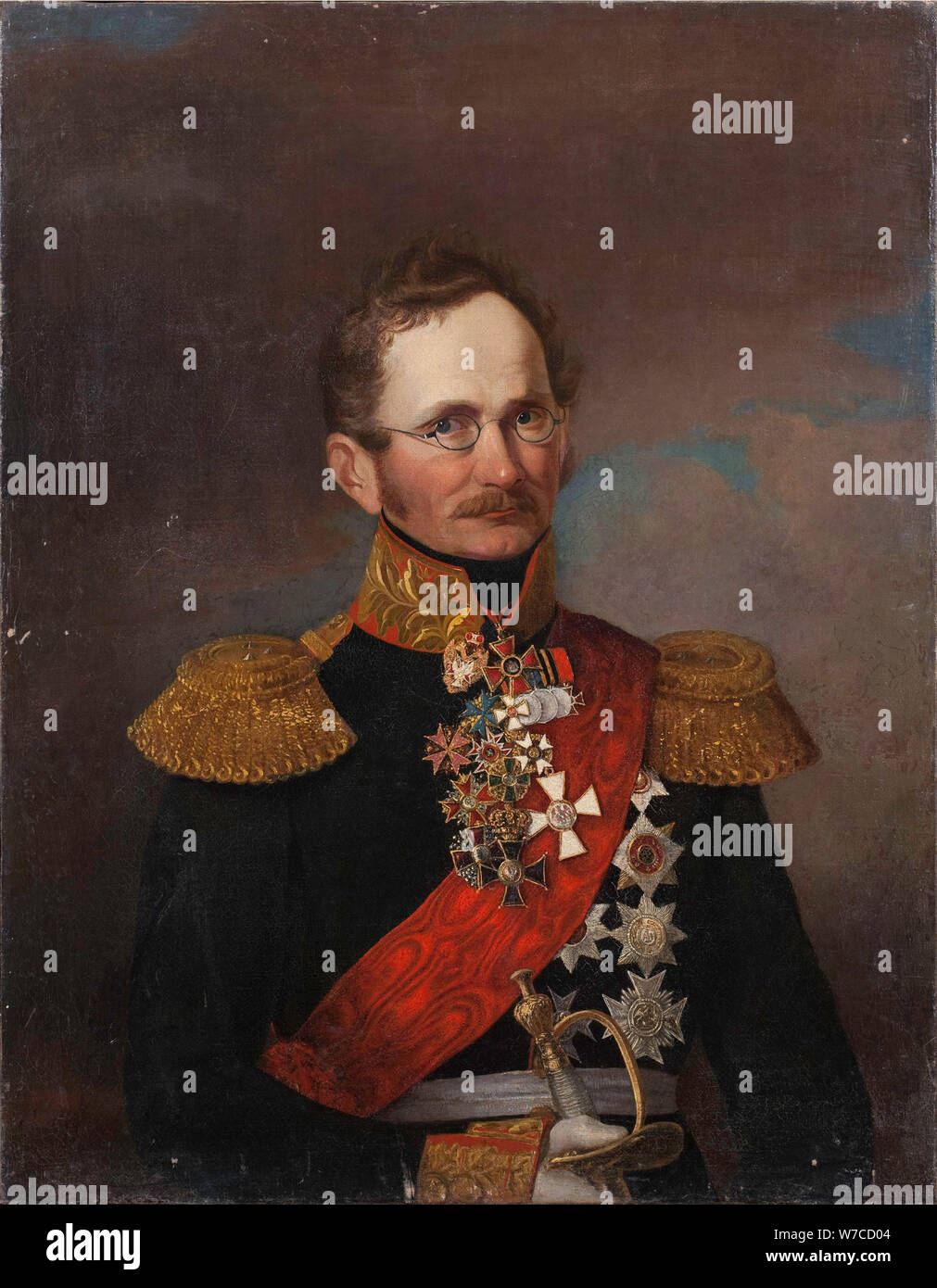 Portrait of Alexander Ivanovich Michailovsky-Danilevsky (1790-1848 ...
