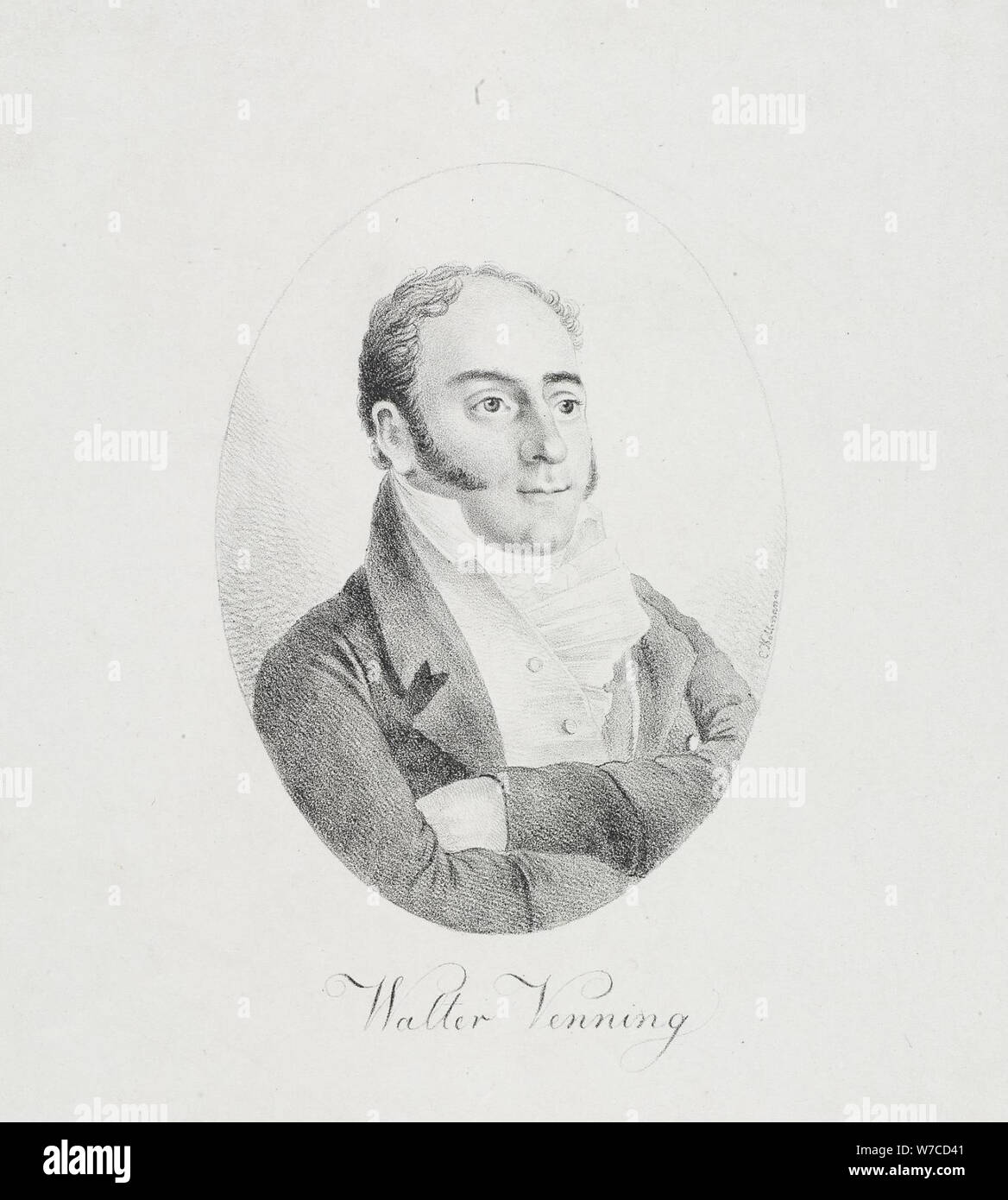 Portrait of Walter Venning (1781-1821 Stock Photo - Alamy